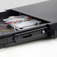 China 12-24 Core Fiber Optic Patch Panel SC FC ST LC Rack Mount Fiber Termination Box for sale
