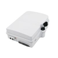 China 12 Core 1:8 PLC Optical Fiber Splitter Box Outdoor Waterproof For CATV Networks for sale
