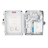 China 12 Core 1:8 PLC Optical Fiber Splitter Box Outdoor Waterproof For CATV Networks for sale