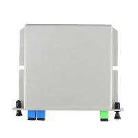 China SC UPC Fiber Optic PLC Splitter DIN 1X2 PLC For FTTX / FTTH Network for sale