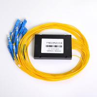 China 1X16 ABS Box PLC Splitter , SC UPC FTTB FTTH Fiber Optic Cable Splitter for sale