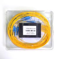 China 1X16 ABS Box PLC Splitter , SC UPC FTTB FTTH Fiber Optic Cable Splitter for sale
