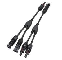 China Male Female Solar PV Connector / IP67 MC4 2 To 1 Connector UL Approved for sale