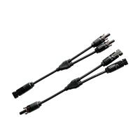 China Male Female Solar PV Connector / IP67 MC4 2 To 1 Connector UL Approved for sale
