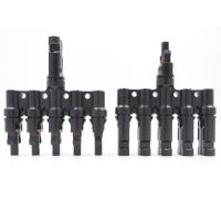 China Male And Female Cable Connector 30A 1000V MC4 T Branch Solar Panel Connector for sale