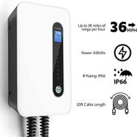 China IP66 240V 32 Amp Level 2 Charging Station With 6m Cable for sale