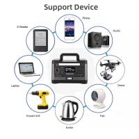 China USB2.0 Solar Energy System Portable Solar Generator Pure Sine Wave For Outdoor Van Camping for sale