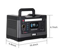 China USB2.0 Solar Energy System Portable Solar Generator Pure Sine Wave For Outdoor Van Camping for sale