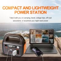 China 500Wh Portable Outdoor Solar Generator With Mobile Lithium Battery 110V AC Outlet for sale