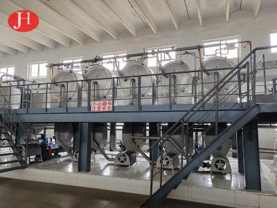China Continuous Processing Sweet Potato Starch Machine with PLC Control and Stainless Steel Material for sale
