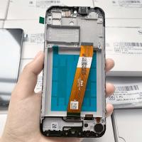 China A01 LCD Screen Display lcd With Frame For  A01 Wholesale Service Pack LCDS  A105  Original Phone Pantalla for sale