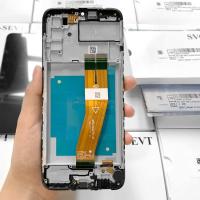 China Original A03S Service Pack LCD With Frame For  a03s Mobile Phone Screen Display  A037 High Quality Pantalla for sale