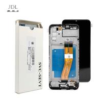 China Original A03S Service Pack LCD With Frame For  a03s Mobile Phone Screen Display  A037 High Quality Pantalla for sale