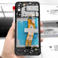 China A04E lcd With Frame For  a04e Original New Service Pack LCDS Display  A04E Mobile Phone Screen Pantalla for sale