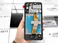 China A04E lcd With Frame For  a04e Original New Service Pack LCDS Display  A04E Mobile Phone Screen Pantalla for sale