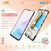 China 100% Tested QC A02S LCD Replacement Anti Static Bag Pack Black Mobile LCD Display for sale