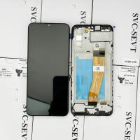 China 100% Tested QC A02S LCD Replacement Anti Static Bag Pack Black Mobile LCD Display for sale