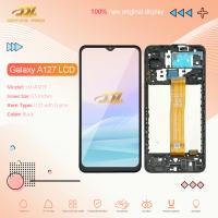 China A127 lcd With Frame For  a127 Original New Service Pack Mobile Screen Display  A12 Nacho Touch Pantalla for sale