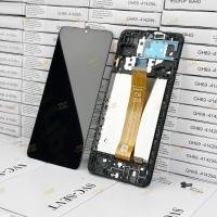 China A127 lcd With Frame For  a127 Original New Service Pack Mobile Screen Display  A12 Nacho Touch Pantalla for sale