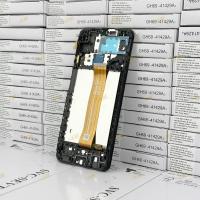 China A127 lcd With Frame For  a127 Original New Service Pack Mobile Screen Display  A12 Nacho Touch Pantalla for sale
