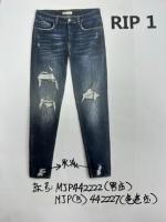 China Custom Logo Stretch Denim Pants Slim Fit Men's Casual Jeans 7 for sale