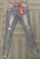 China Custom Logo Stretch Denim Pants Slim Fit Men's Casual Jeans 20 for sale