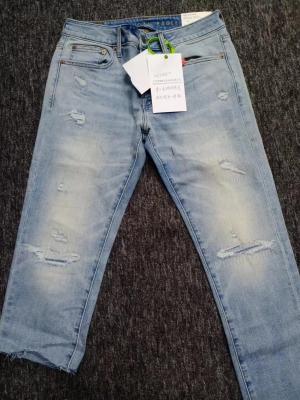 China Wholesale Custom Logo Stretch Denim Pants Slim Fit Men's Casual Jeans 36 for sale