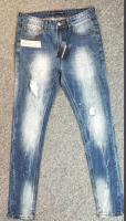 China Custom Logo Stretch Denim Jeans for Men Slim Fit Casual Pants 49 for sale