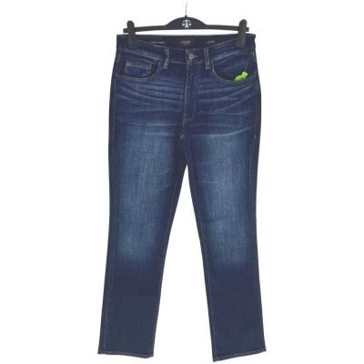China Custom Logo Slim Fit Men's Casual Jeans 71 Stretch Denim Pants for sale