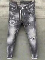 China Stretch Slim Fit Men's Casual Jeans 86 Custom Logo Wholesale Denim Pants for sale