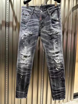China Men's Slim Fit Stretch Denim Jeans Casual Fashion Pants 15 Size Blue for sale