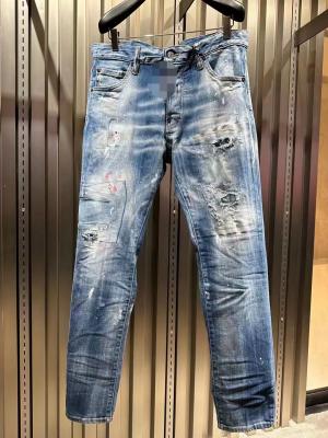 China Men's Slim Fit Stretch Denim Jeans Casual Fashion Pants 16 Size Custom Logo for sale