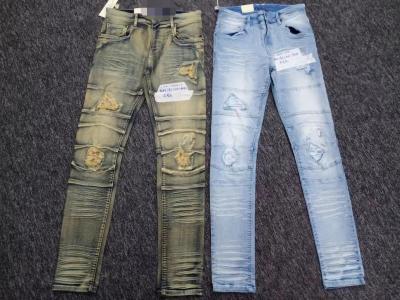 China Stretch Slim Fit Men's Casual Jeans 56 Denim Pants High Quality Custom Logo for sale