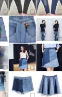 China Women Stretch Denim Short Skirt High Waist Fashion Jeans Skirt Trend 17 for sale