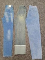 China Custom Logo Stretch Denim Pants for Women Straight Trend Jeans 59 for sale