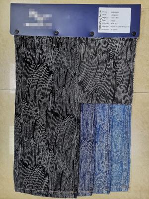 China Jacquard Weave Denim Fabric Cotton Poly Rayon Spandex 58 60 Inch Width for Jeans Jacket for sale