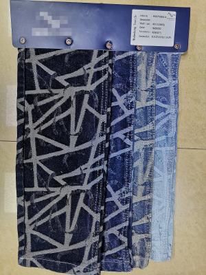 China OEM ODM Stretch Denim Fabric Jacquard Weave Poly Rayon Spandex 58 60 Inch Width H907m504 4 A for sale