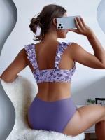China Custom Wholesale Women Two Piece Swimsuits Beach Wear Bikini Set 14/11 for sale