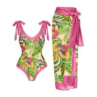 China Wholesale Custom Women 2 Piece Swimsuit Bikini Set with Cover Up Beach Wear 15 for sale