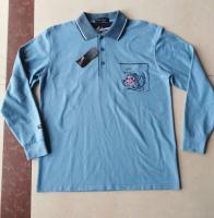 China Custom Cotton Polyester Long Sleeve Polo T Shirt 27 Sports Casual Wear for sale