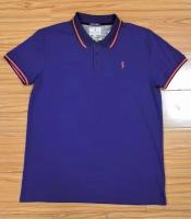 China Custom Cotton Polyester Rayon Men's Short Sleeve Polo T-Shirt 35 for Sports Casual Wear for sale