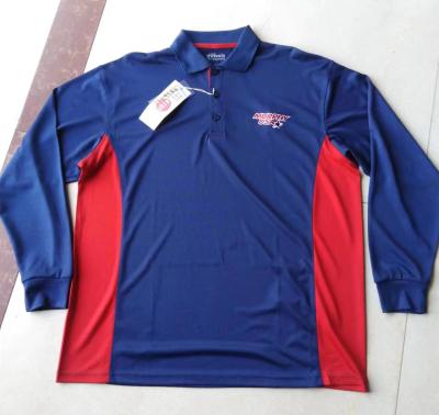 China Custom Breathable Long Sleeve Polo T Shirt for Men 80 Cotton Polyester Sports Casual Wear for sale