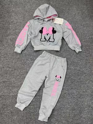 China Custom Cotton Poly Rayon Girls Sports Casual Wear Exercise Suits 117 for sale