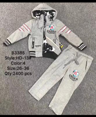 China Custom Cotton Poly Rayon Boys Sports Casual Wear Exercise Suits 119 for sale