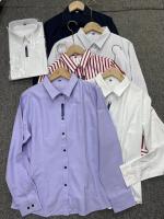 China Custom Cotton Polyester Long Sleeve Polo Shirts for Women Formal Dress KCS35 for sale
