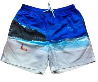China Custom Fashion Men's Board Shorts Elastic Waistline Beachwear Trousers F420 1 for sale