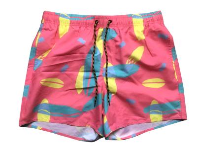 China Custom Fashion Men's Board Shorts Elastic Waistline Beachwear Trousers F420 22 for sale