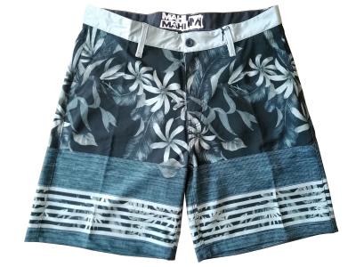 China Custom Fashion Men's Board Shorts Elastic Waistline Beachwear Trousers F420 23 for sale