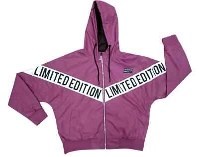 China Women's Waterproof Exercise Jacket Windbreaker Hoodie F420 Jk3 Breathable for sale