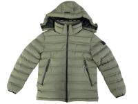 China Men Winter Padded Zipper Jacket Warm Thick Hoodie Coat Outdoor Wear F420 for sale